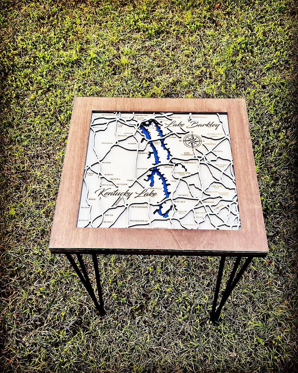 Custom 3D Map Tables – Five to Nine Woodworks
